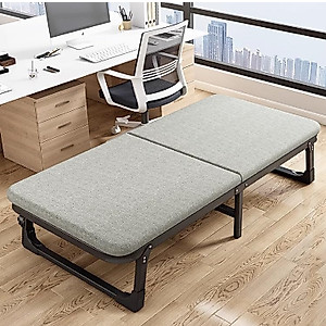 Thick Folding Mattress,Guest Mattress with Removable Cover,Soft Single Mattress Sponge Pad,Break/Nap Sofa Bed Mattress (Size : 190 * 80cm)
