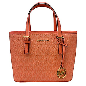 Michael Kors XS Carry All Jet Set Travel Womens Tote (grapefruit multi)