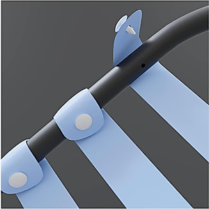 ZCZQC 50PCS Lawn Chair Rivets Plastic Nylon Snap Fasteners for Furniture Shelf Tree Rivets Christmas Tree Rivets Spiked Rivets Used for Yard Binding Fasteners Cable Tie Rivets White