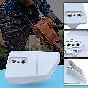 Adefol Chain Sprocket Cover with Adjuster Tensioner Stud Nut for STIHL 017 018 021 023 025 MS170 MS180 MS210 MS230 MS250 Chainsaw