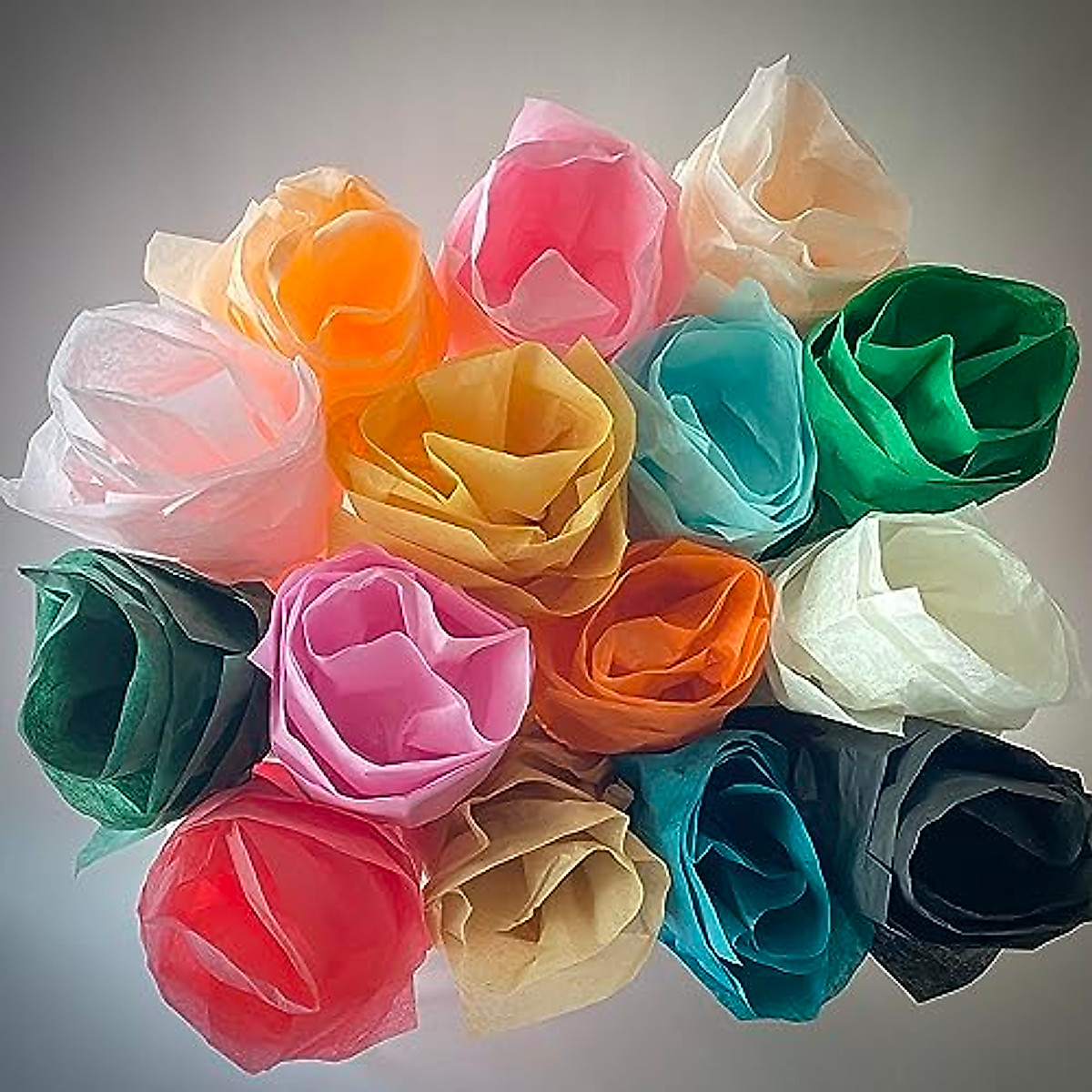 Colors of Rainbow Gift Wrapping Tissue Paper for Gift Baskets Gift Bags Baby Shower Birthday Party (Olive)