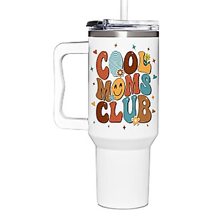TAMUNBEE Christmas Gifts For Mom,Wife - Gifts for Mom from Daughter Son Kids - Funny Mom Gift Mother Gifts, Mommy Gifts, New Mom Gifts - Mom Birthday Gifts Idea Mom Tumbler 40oz With Handle