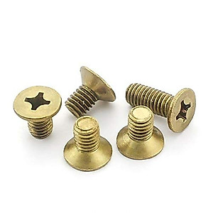 Brass Countersunk Phillips Screws Metric Machine Screws Bolts M2/M2.5/M3/M4/M5/M6