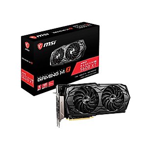 MSI Gaming Radeon RX 5600 XT Boost Clock: 1620 MHz 192-bit 6GB GDDR6 DP/HDMI Dual Torx 3.0 Fans Freesync DirectX 12 Ready Graphics Card (RX 5600 XT GAMING MX)