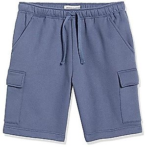 Amazon Essentials Men's Fleece Cargo Short, Indigo, XX-Large