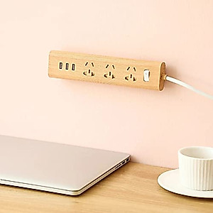 ZUICC 4PCS Self-Adhesive Desktop Socket Fixer,Self Adhesive Power Strip Holder,Plug-in Socket Fixer Bracket Stand,Punch-Free Wall-Mounted Power Strip Holder Mount,Power Strip Wall Mount Fixator