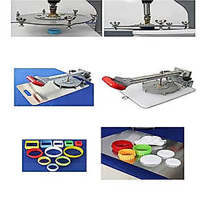 INTBUYING 8 inch Pizza Dough Press Machine Manual Stainless Steel Household Pizza Dough Pastry Manual Press Machine in family commerce