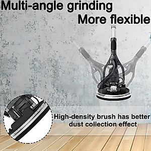 Drywall Sander, IMQUALI Electric Drywall Sander 1050W 8.5A Variable Speed 600-2600RPM Foldable Wall Sander with Vacuum, LED Light, Extendable Handle, Dust Bag and Hose, 12 Sanding Discs, IMQ-919