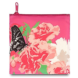 LOQI Prima Carnation Reusable Shopping Bag, Multicolor