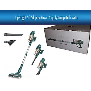 UpBright 31V AC Adapter Compatible with ORFELD VC818 BL818 C10G Lithium-ion DC 25.9V 2200mAh 160W 4 in 1 Cordless Stick Vacuum Cleaner Li-Ion Rechargeable Battery RK-3100500 500mA Power Supply Charger