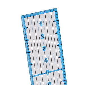 PESUMA Quilting Rulers Sewing Ruler - Easy Cut DIY Acrylic Sewing Ruler for Precise Measurement and Cutting - Clear Quilting Supplies and Sewing Rulers for Crafts and Sewing Projects