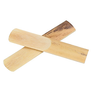 10PCs Tenor Saxophone Reeds Tenor Sax Accessories With Plastic Protective Cover Woodwind Musical Instrument Accessories for Beginners Educators Students