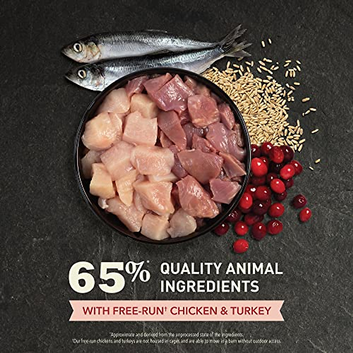 Acana Dry Cat Food for Indoor Cats, Indoor Entrée, Chicken, Turkey, Whole Herring, and Rabbit, 4lb