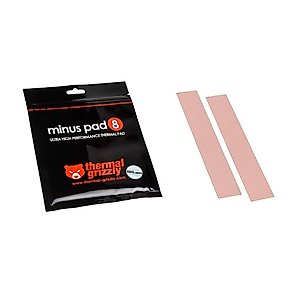 Thermal Grizzly Minus Pad (120 x 20 x 0,5 mm, 2X Pieces, Minus Pad 8)