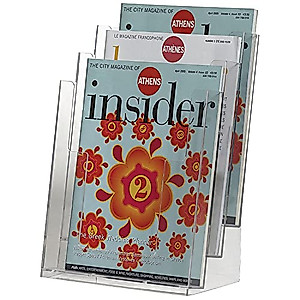 Q Connect A4 Literature Holder with 3 Pockets