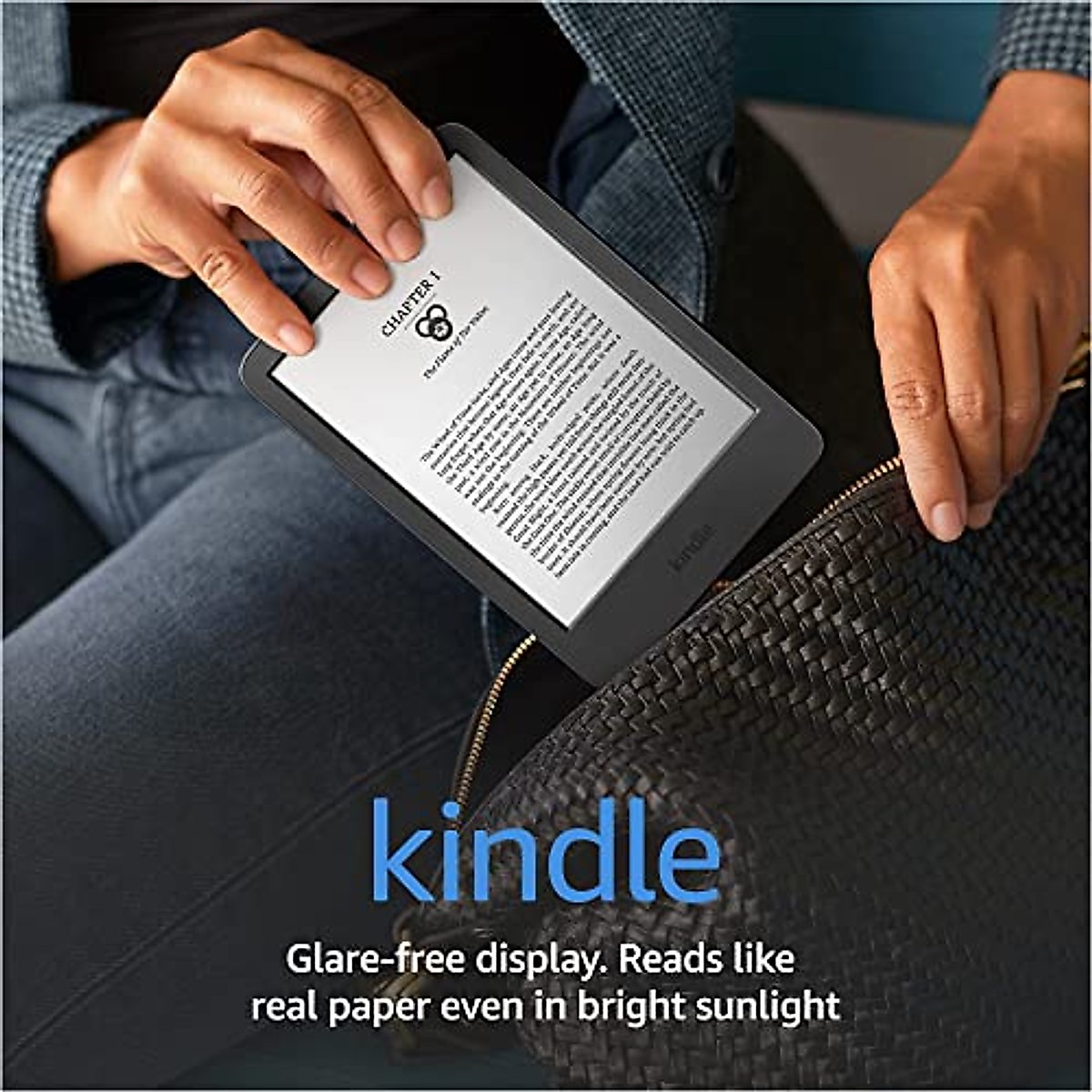 All-new Kindle (2022 release) – The lightest and most compact Kindle, now with a 6” 300 ppi high-resolution display, and 2x the storage - Black