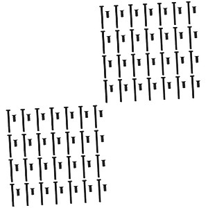 VILLCASE 120 pcs Fan Micro Screws Miniature Screws SSD Screws Small Screw self- Tapping Screws laptops Electrical Outlet Screws Linux Laptop Short Screws Notebook Computer CPU Short Hair