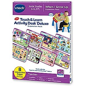 VTech Touch and Learn Activity Desk Deluxe Expansion Pack - When I Grow Up