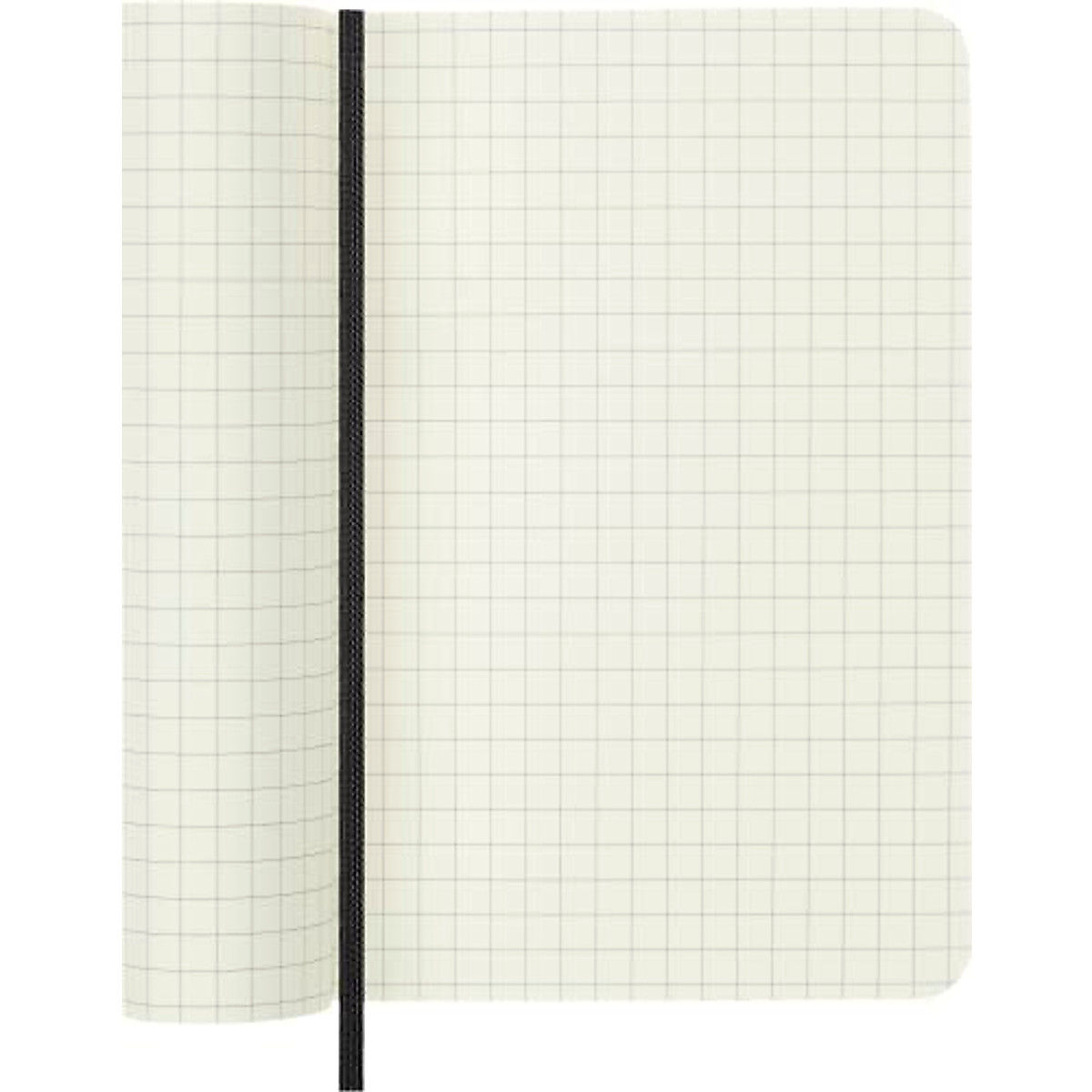 Moleskine Classic Notebook, Soft Cover, Pocket (3.5" x 5.5") Squared/Grid, Black, 192 Pages