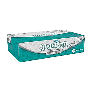 Georgia-Pacific Angel Soft Professional Series 2-Ply Facial Tissue, 30 Flat Boxes, 100 Sheets Per Box (48580)