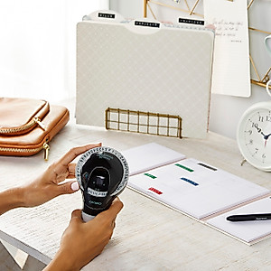 DYMO Self-Adhesive Embossing Labels, 3/8-Inch x 9.8-Foot Roll, Assorted Colors, 3 Pack