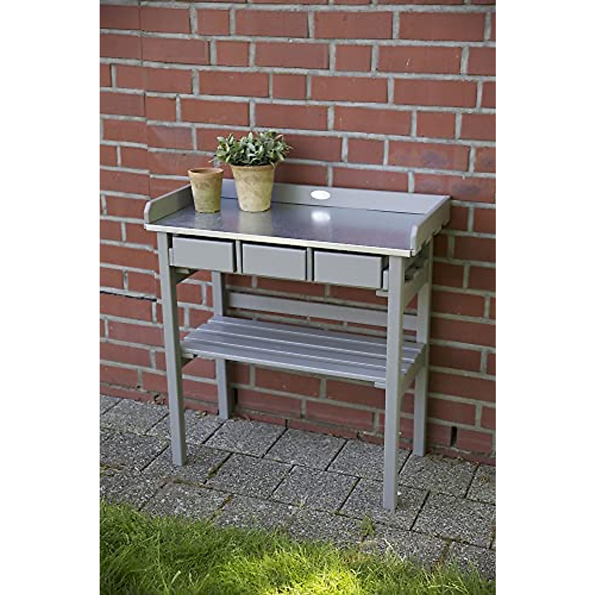 Esschert Design Garden Work Bench, Gray