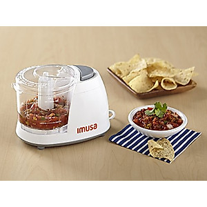 IMUSA USA White GAU-80319W Mini Chopper 1.5-Cup