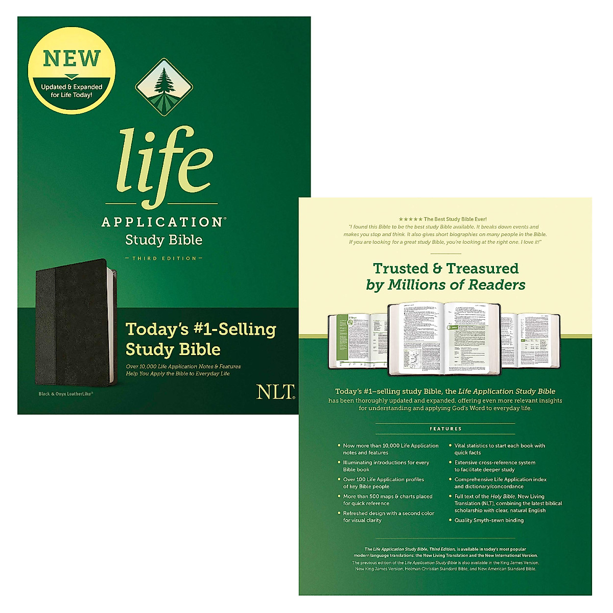 NLT Life Application Study Bible, Third Edition [Bible] 2019