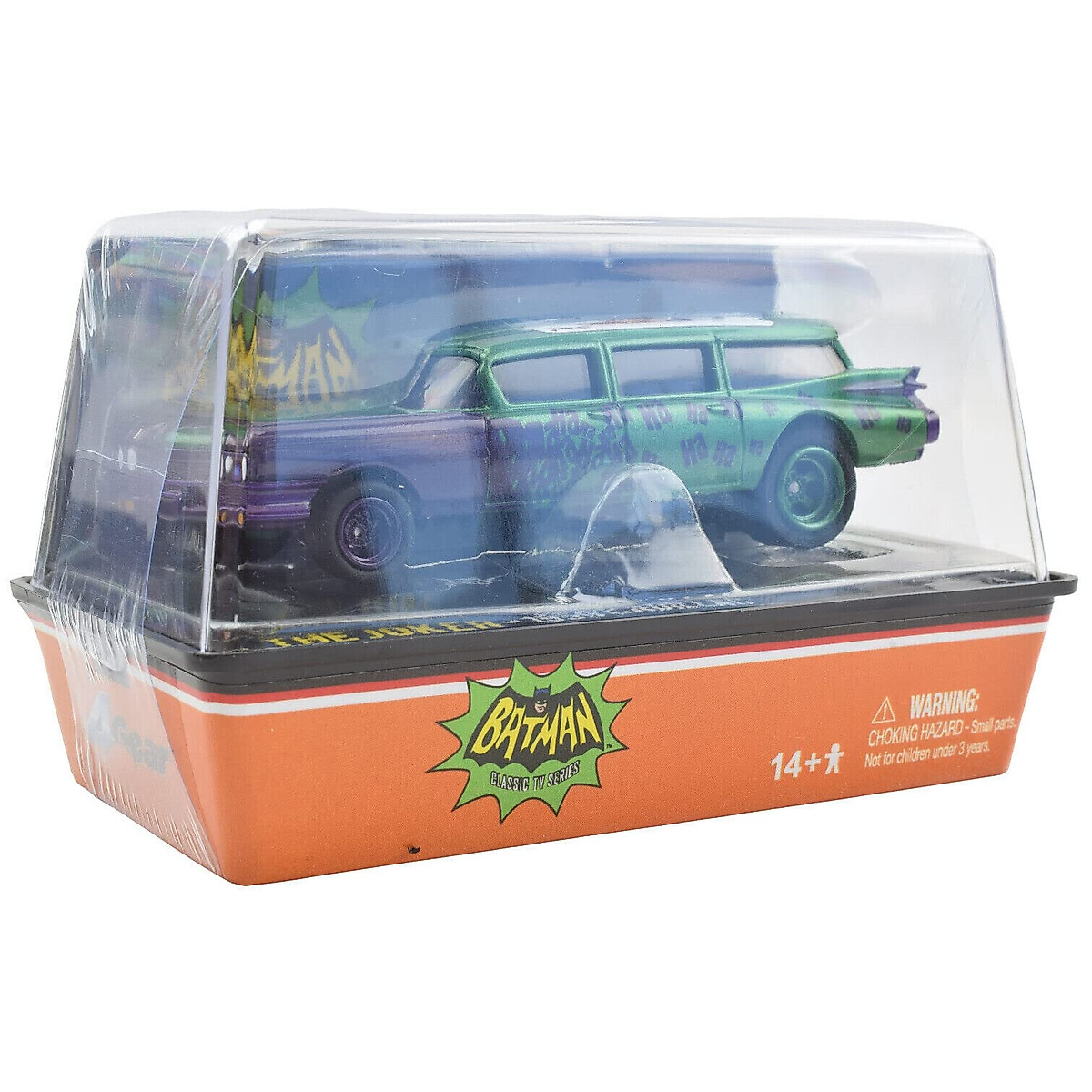 Auto World x Premium Hobbies 4Gear Batman The Joker 1959 Cadillac HO Scale Slot Car CP7944