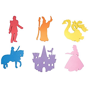 READY 2 LEARN Giant Stampers - Fantasy Characters - Set of 6 - Easy to Hold Foam Stamps for Kids - Arts and Crafts Stamps for Displays, Posters, Signs and DIY Projects