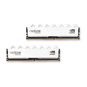 Mushkin Redline White - DDR4 UDIMM - 64GB (2x32GB) 3200MHz CL-14-288-pin1.4V Desktop Ram - Non-ECC - Dual Channel - FROSTBYTE Heatsink (MRD4U320EJJP32GX2)