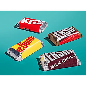 HERSHEY'S Miniatures Assorted Chocolate Snack Size, Easter Candy Bars Bulk Party Pack, 35.9 oz
