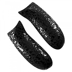 eXtremeRate Textured Blue Back Panels, Comfortable Non-Slip Side Rails, 3D Splashing Handles, Game Improvement Replacement Parts for Xbox One Standard Controller Model 1537/1697