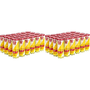 WILSON Championship Extra Duty Tennis Balls, 2 Cases