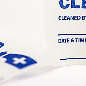 Pro 4000 Printed"Cleaned & Sanitized" Tape, 840178025449