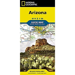 Arizona (National Geographic Guide Map)