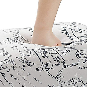 Polibi Dining Chairs Set of 2, Upholstered Chairs with Nailhead Trim and Solid Wood Legs, Modern Dining Chairs for Dining Room Kitchen, Script