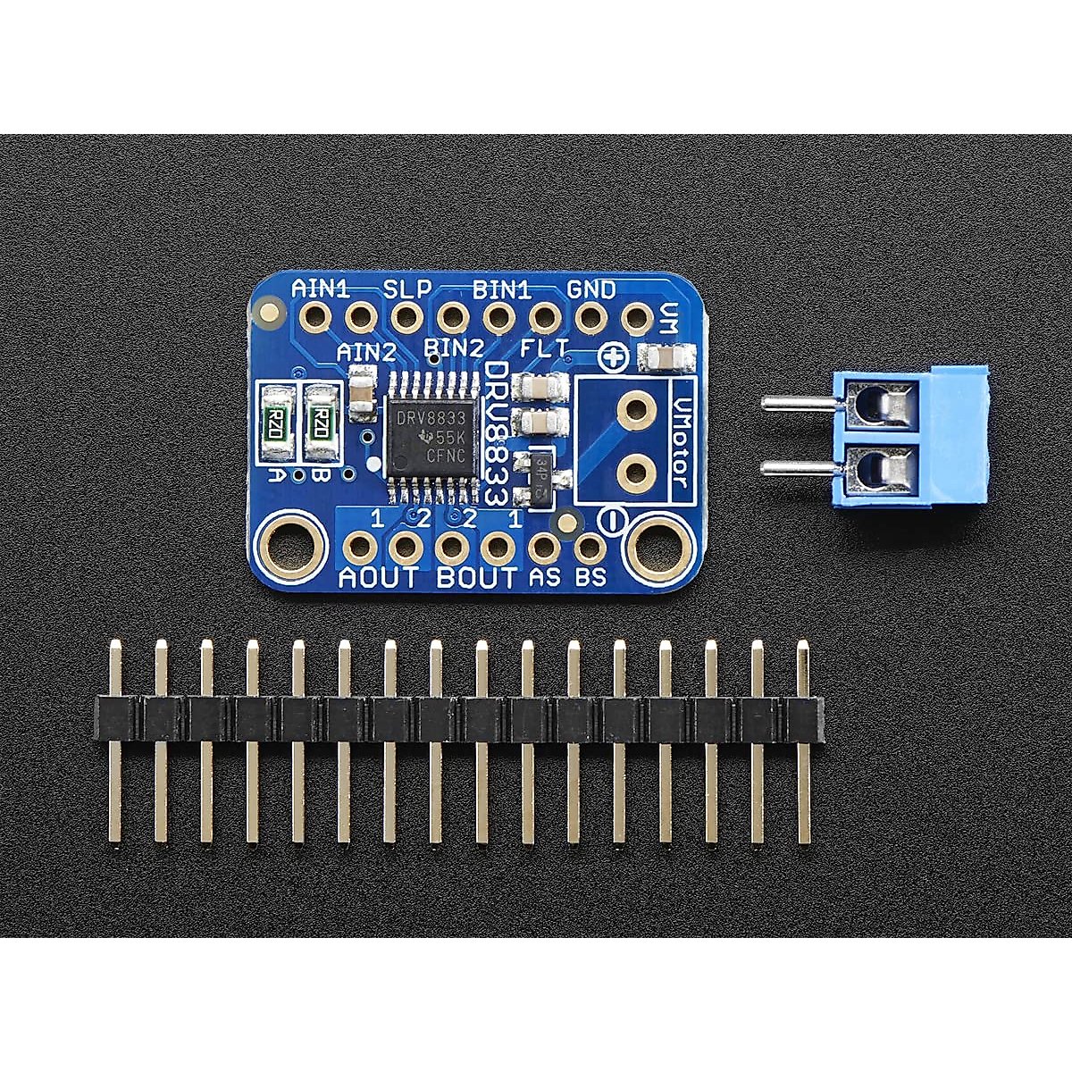 Adafruit (PID 3297 DRV8833 DC/Stepper Motor Driver Breakout Board