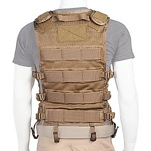 Atlas 46 AIMS Saratoga Tool Vest, Universal Chest Rig, Attach Pouches and Holsters - Berry Compliant - Made in the USA