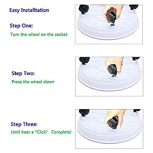 Plant Caddy, Indoor Outdoor Plant Stand with Wheels, Round Plant Stand for Flower Pot, Heavy Duty Potted Holder for Planter, Garden