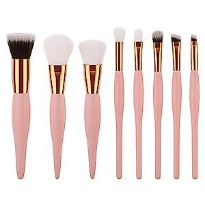 Hot Makeup Brushes Eyebrow Makeup Foundation Brush Tools Wooden 8PCS Cosmetic Brush Sets Eyeshadow Brush Girls Makeup Brushes