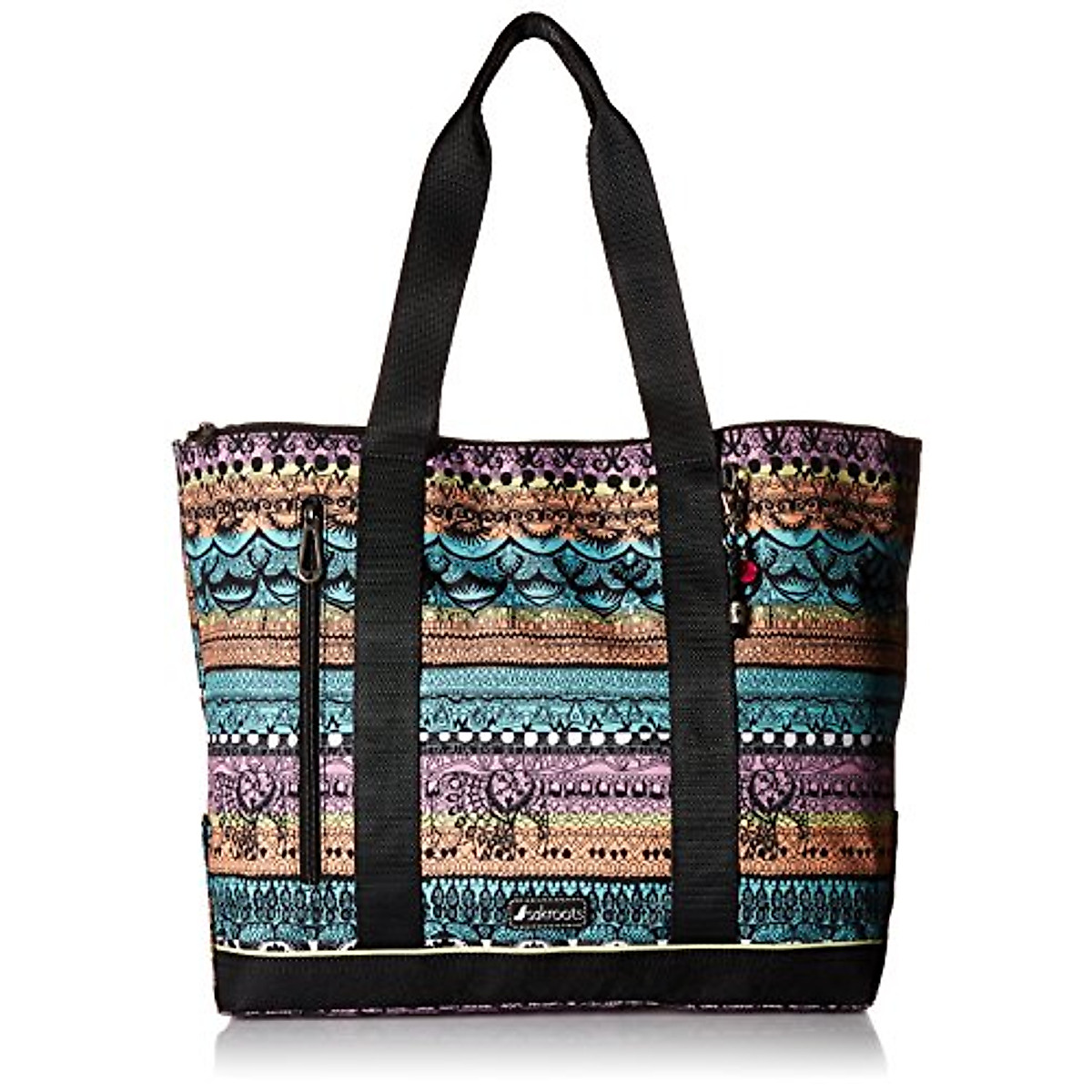 Sakroots New Adventure Finch Large Tote, Sherbet one World
