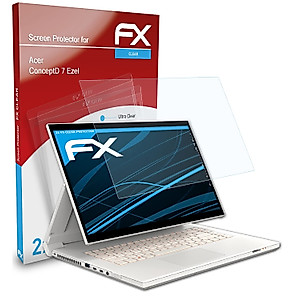atFoliX Screen Protection Film compatible with Acer ConceptD 7 Ezel Screen Protector, ultra-clear FX Protective Film (2X)
