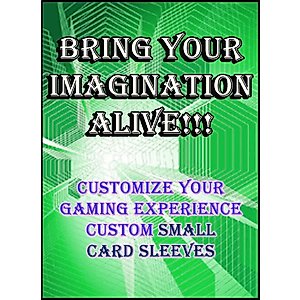 Custom Card Sleeves 60ct with Your Design for Gaming Cards Small Size, Yugioh, Vanguard