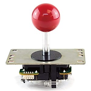 Sanwa GT-Y Octagonal Gate + SANWA JLF-TP-8YT Original Joystick Red - for Arcade Jamma Game 4 & 8 Way Adjustable, Compatible with Catz Mad SF4 Tournament Joystick (Red Ball Top) S@NWA