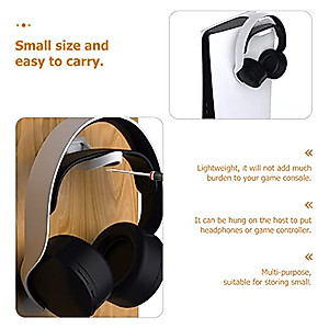 SOLUSTRE Accessories Pack Wall Headphone Holder Wall Headphone Shelf Hanging Headphone Holder Headphone Holder Rack Headphone Bracket Shelf Game Shelf Wall Gaming Pc Gaming Pc Accessories