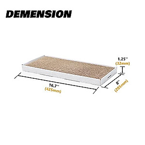 Cardboard Scratcher Pad Scratching Post:Smartbean 3PCS Cat Cardboard,Cat Scratch Pad,Cat Post,Double-Sided Design for Double Life