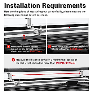 Yescom 8.2x8.2Ft Car Side Awning SUV Truck Vehicle Canopy UV50+ Rooftop Pull Out Tent Shade Shelter for Outdoor Camping