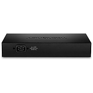 TRENDnet 8-Port Gigabit Full Power Poe+ Switch, 8 x Gigabit PoE+ Ports, 240W Power Budget, 16Gbps Switching Capacity, Rack Mountable, Ethernet Network Switch, Metal, Lifetime Protection, TPE-TG80F