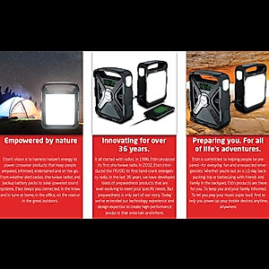 Eton - Sidekick, Ultimate Camping AM/FM/NOAA Radio with S.A.M.E Technology, Solar Powered, Battery Powered, Bluetooth, Rechargeable, LED Flashlight, Phone Charger, Commitment to Preparedness